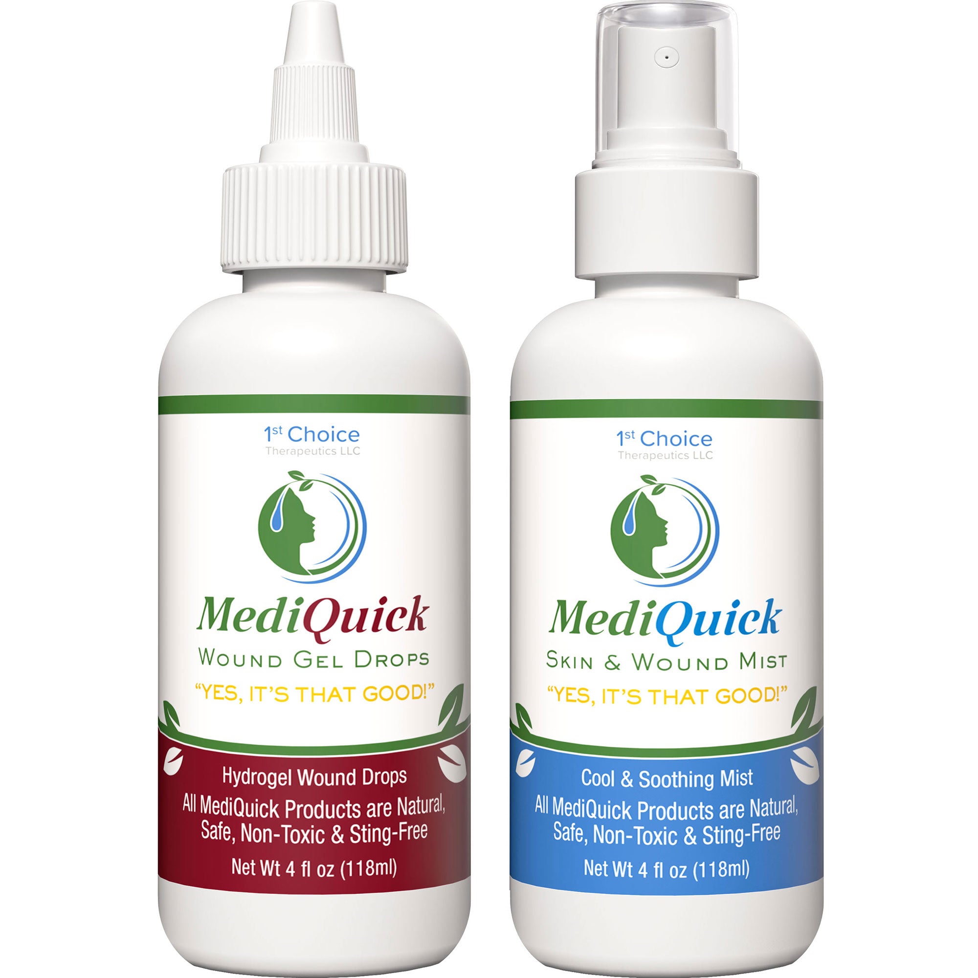 Duo Care Pack (Mist and Drops) | MediQuick Skin & Wound Care