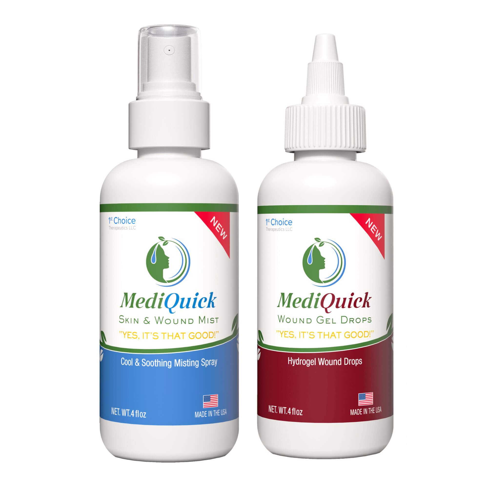 Duo Care Pack (Mist and Drops) | MediQuick Skin & Wound Care